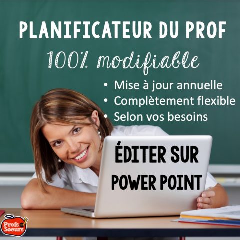 Planificateur de l'Enseignant - Profs & Soeurs