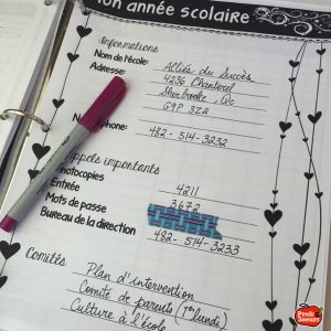 Planificateur de l'Enseignant - Profs & Soeurs