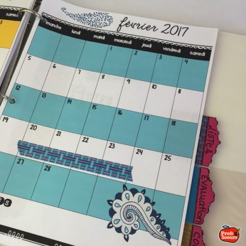 Planificateur de l'Enseignant - Profs & Soeurs