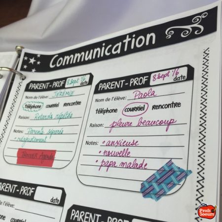 Planificateur de l'Enseignant - Profs & Soeurs