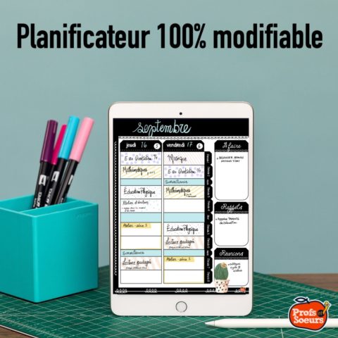 Planificateur de l'enseignant 2023-2024 - Profs & Soeurs