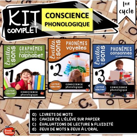 Ensemble complet de conscience phonologique - Profs & Soeurs