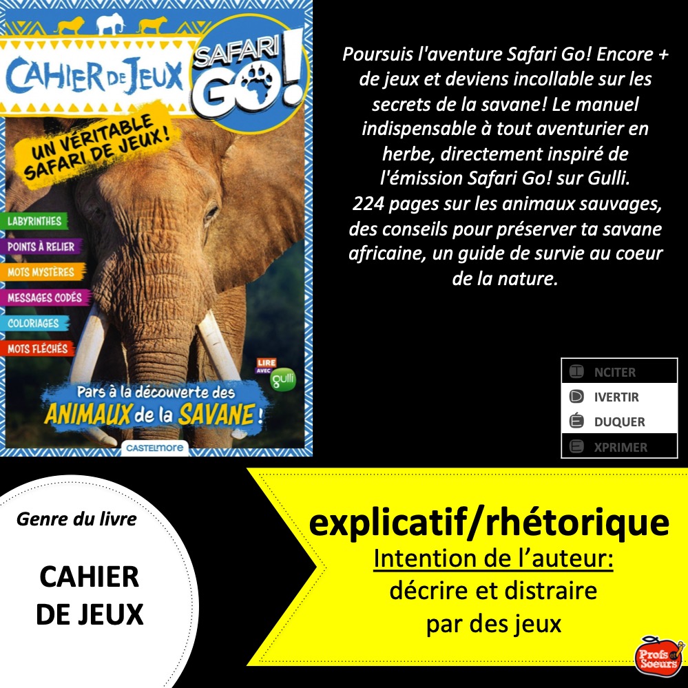 Lire une variété de types de textes - Profs & Soeurs